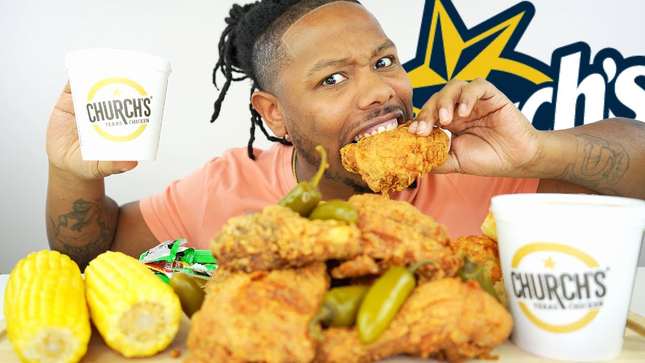 How To Eat Church's Fried Chicken - YouTube