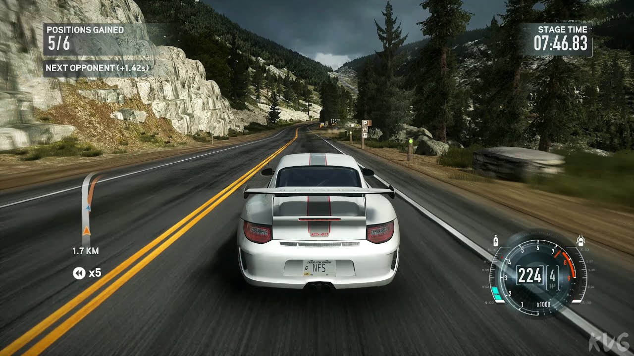 Need for Speed: The Run - Porsche 911 (997) GT3 RS 4.0 2011 - Gameplay ...