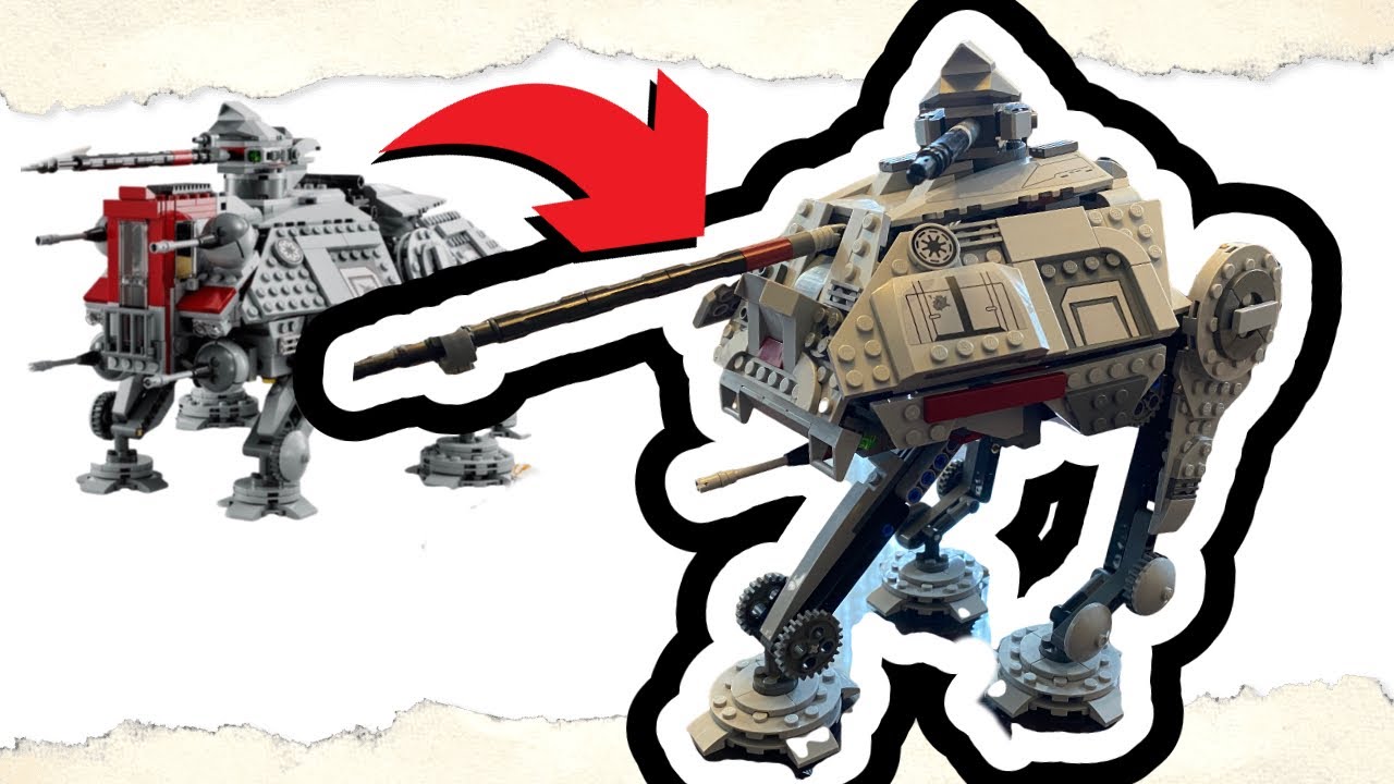 LEGO Star Wars - AT-AP (alternate build from AT-TE) - YouTube
