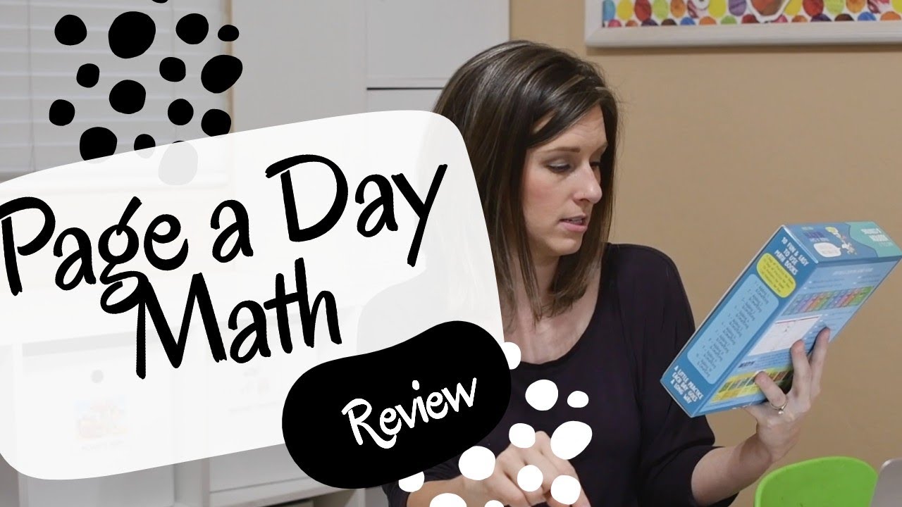 HOMESCHOOL MATH review and unboxing | Page a Day Math | Addition - YouTube