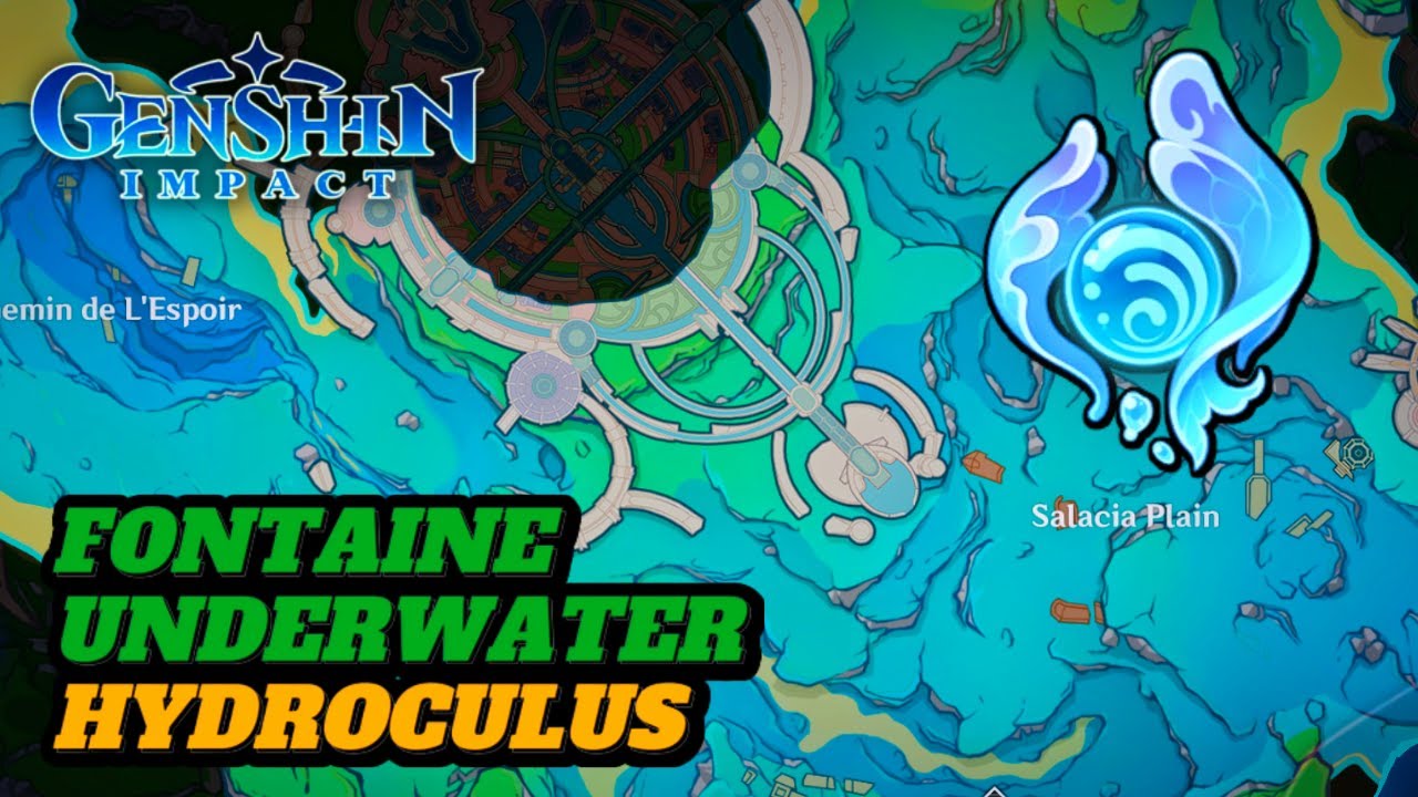 HYDROCULUS LOCATIONS IN FONTAINE UNDERWATER! (GUIDE) | Genshin Impact ...