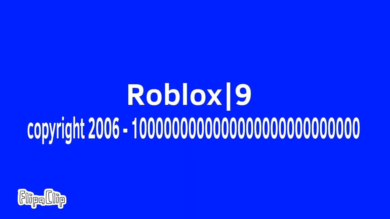 Roblox - Roblox|Infinity copyright 2006 to longest number in ...
