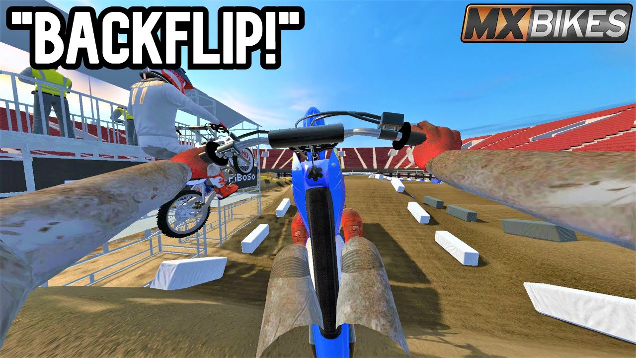 Taking The Modded Pit Bike To Supercross! MX Bikes - YouTube