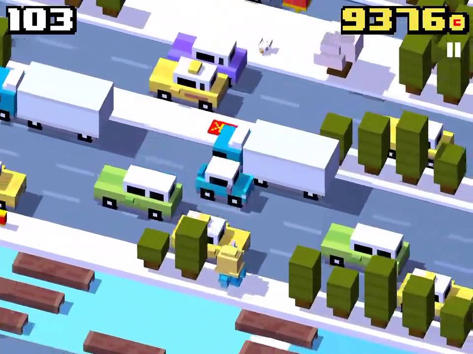 Crossy road new charter xi gameplay - YouTube