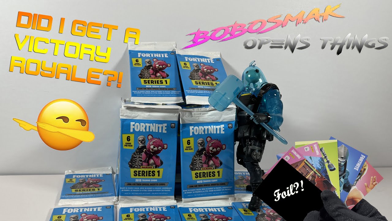 Unboxing: FORTNITE Series 1 Trading Cards (2019 - Panini) - YouTube