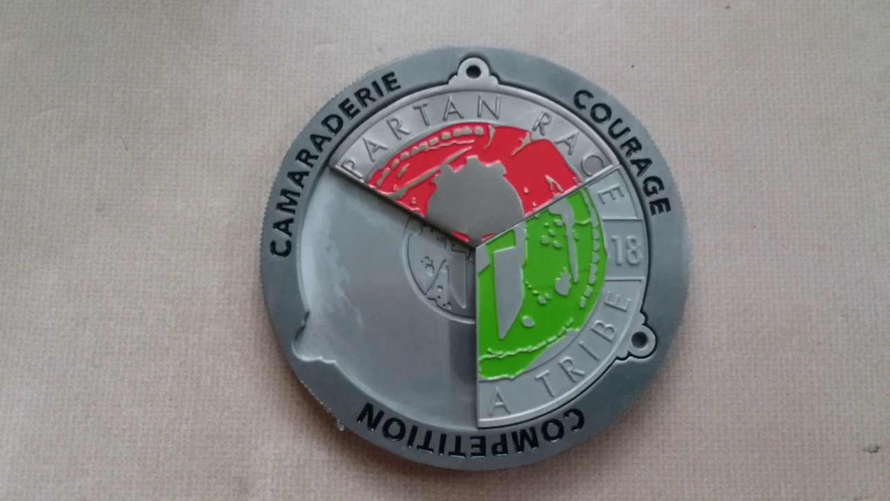 Spartan Race Trifecta Medal 2018 - YouTube