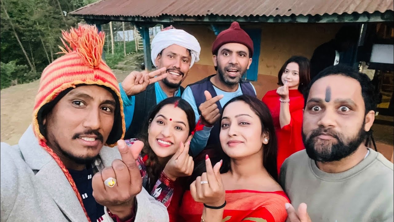 Bhadragol shooting report ️😝#bhadragol #theuke #comedy #lamibaa #funny ...