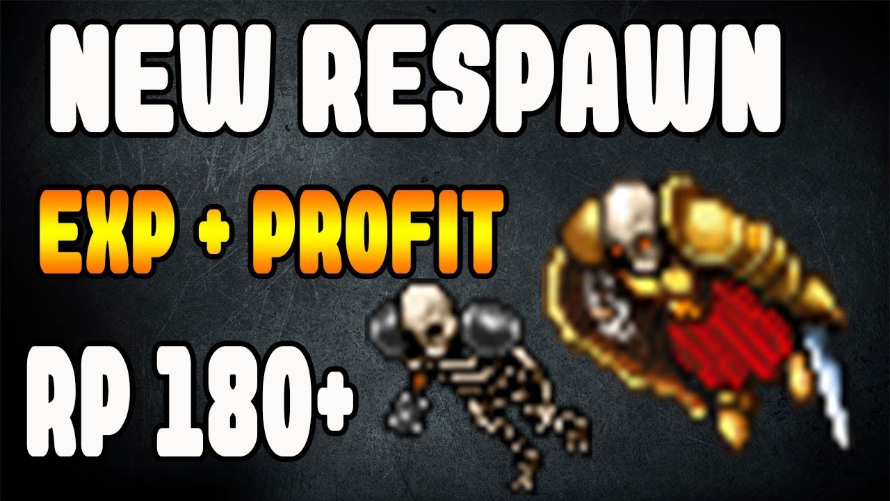 NUEVO RESPAWN | Profit + Exp | RP 180+ | Undead Gladiator - Tibia (esp ...