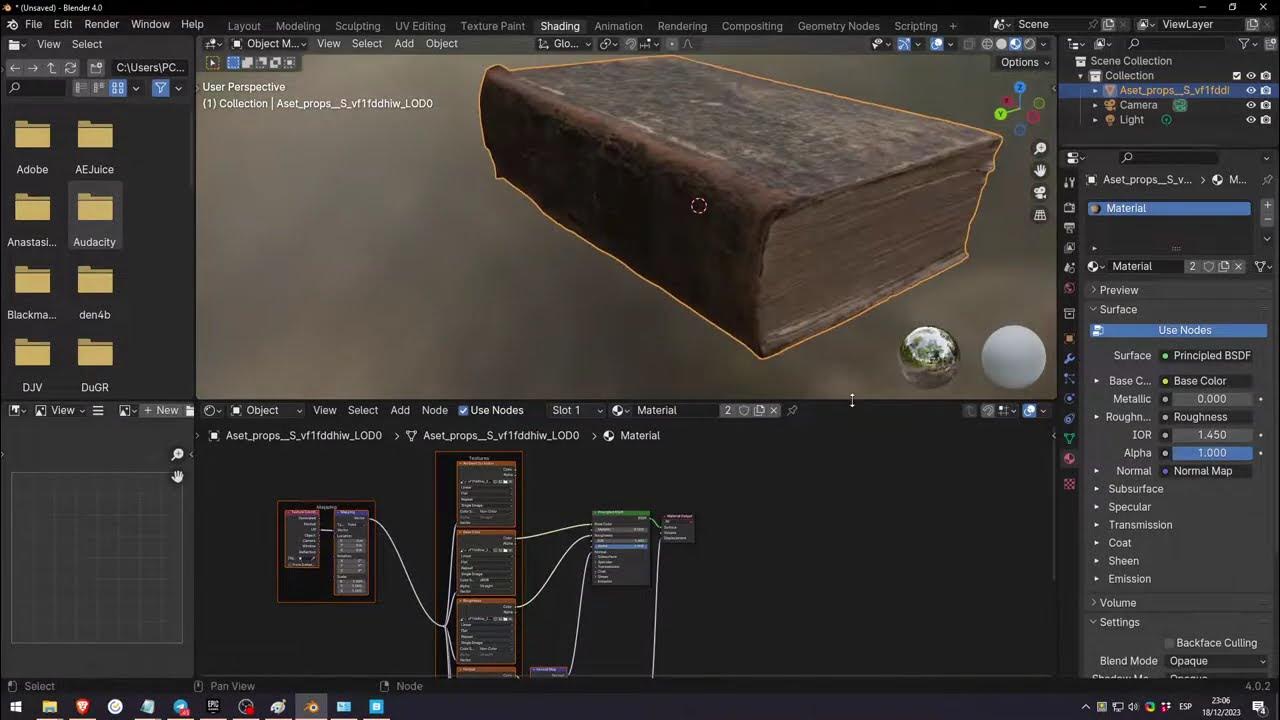 Quixel Bridge y Material Sci fi animado en Blender - YouTube