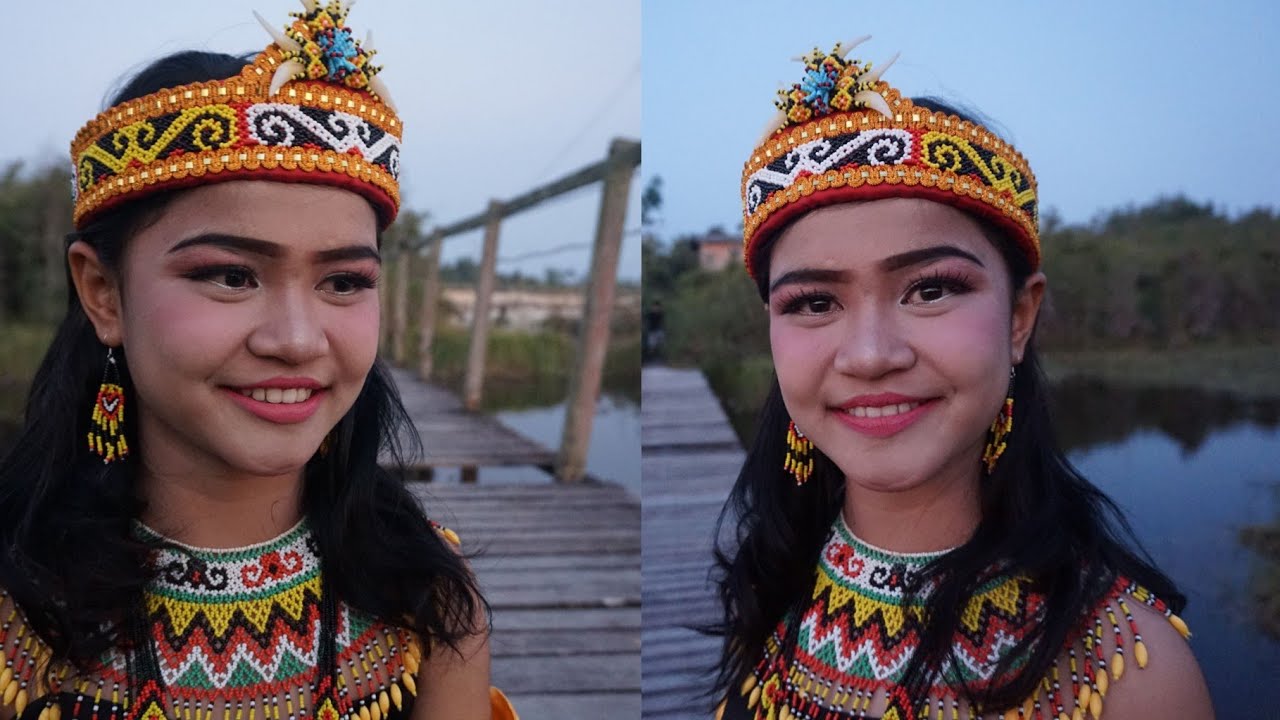 MAKEUP TUTORIAL PENARI DAYAK KALIMANTAN BARAT#makeupdayak #penaridayak ...