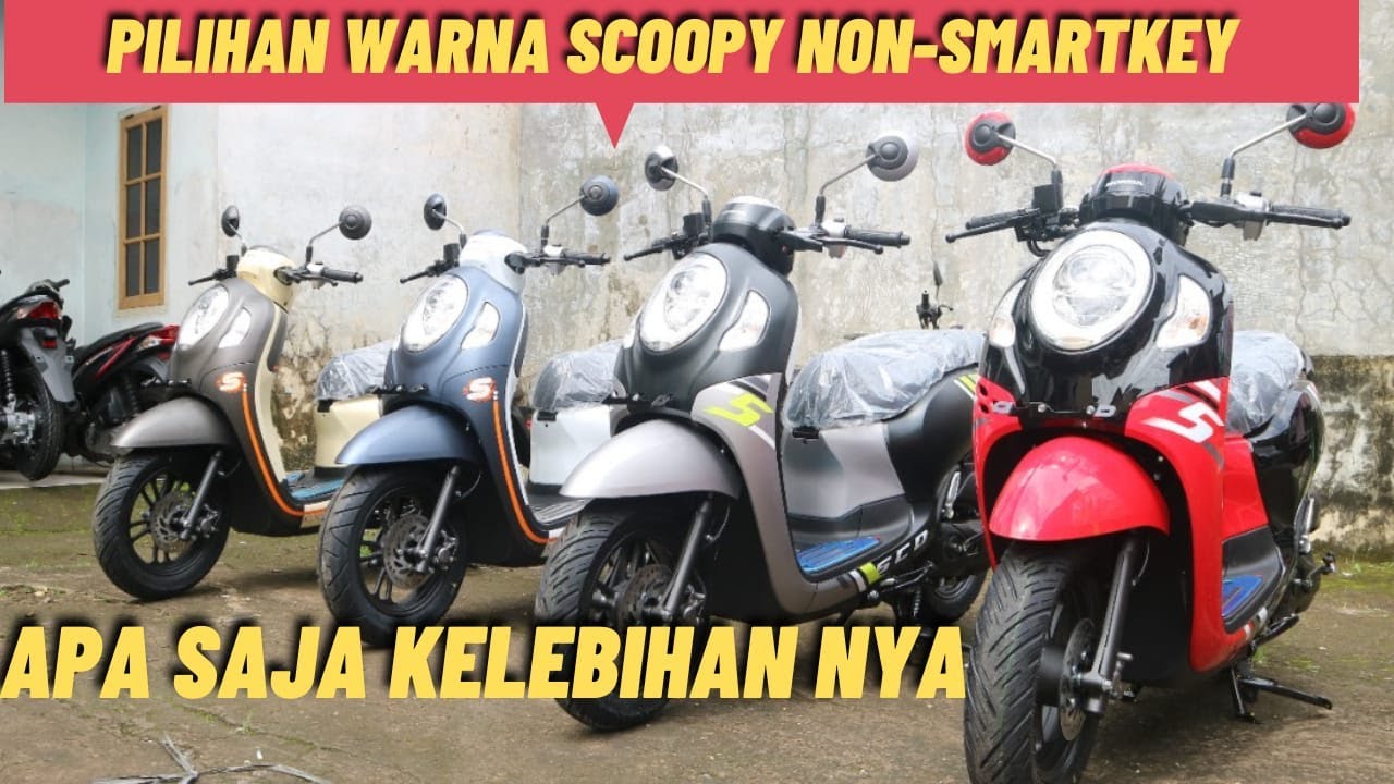 Pilihan Honda Scoopy 2023 NON SmartKey | Apa Aja Kelebihannya?? - YouTube