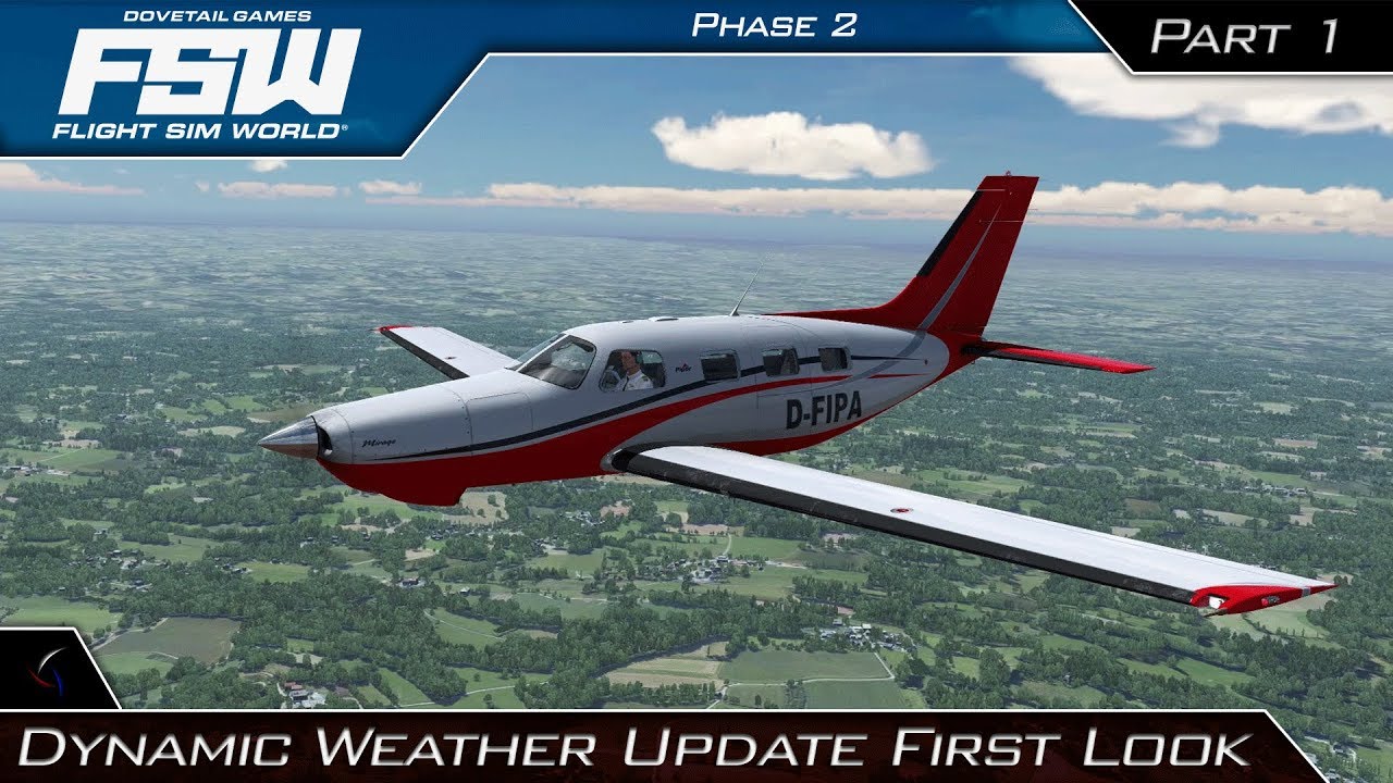 Flight Sim World | Dynamic Weather First Look/Review! | Phase 2 - YouTube