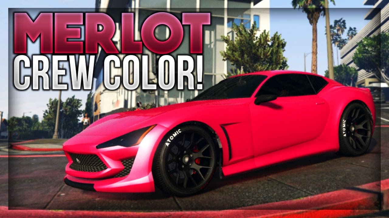 GTA 5 Online - Crew Color Showcase Subscriber Edition "Merlot" - YouTube