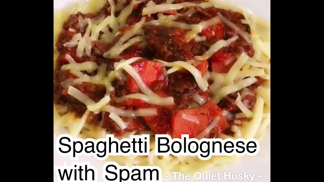 Spaghetti Bolognese with Spam Recipe(my version) - YouTube