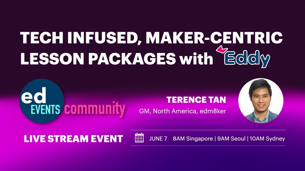 Tech Infused Maker-Centric Lesson Packages with Eddy - YouTube
