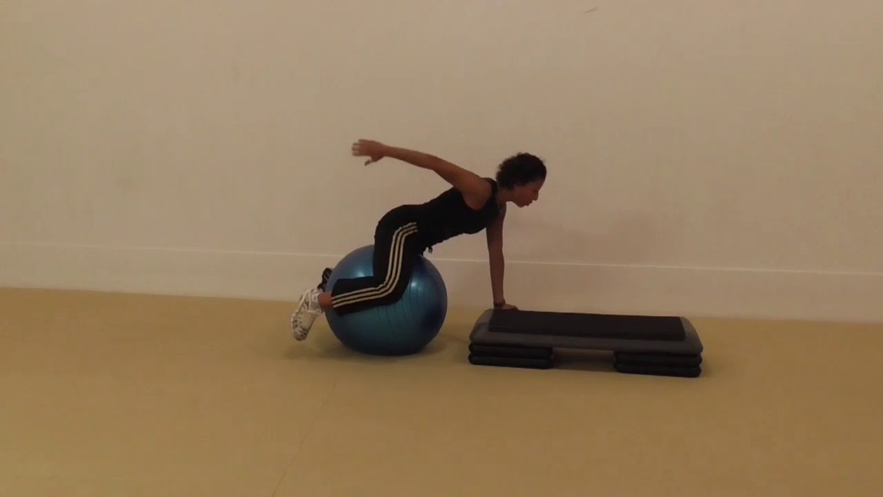 Marietta Mehanni presents muscle conditioning exercise step ball thigh ...