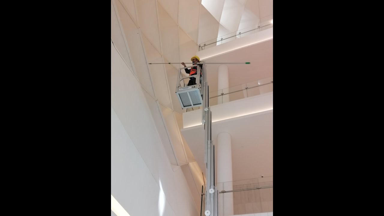 BMU | WINDOW CLEANING SYSTEM | ALULIFT - YouTube