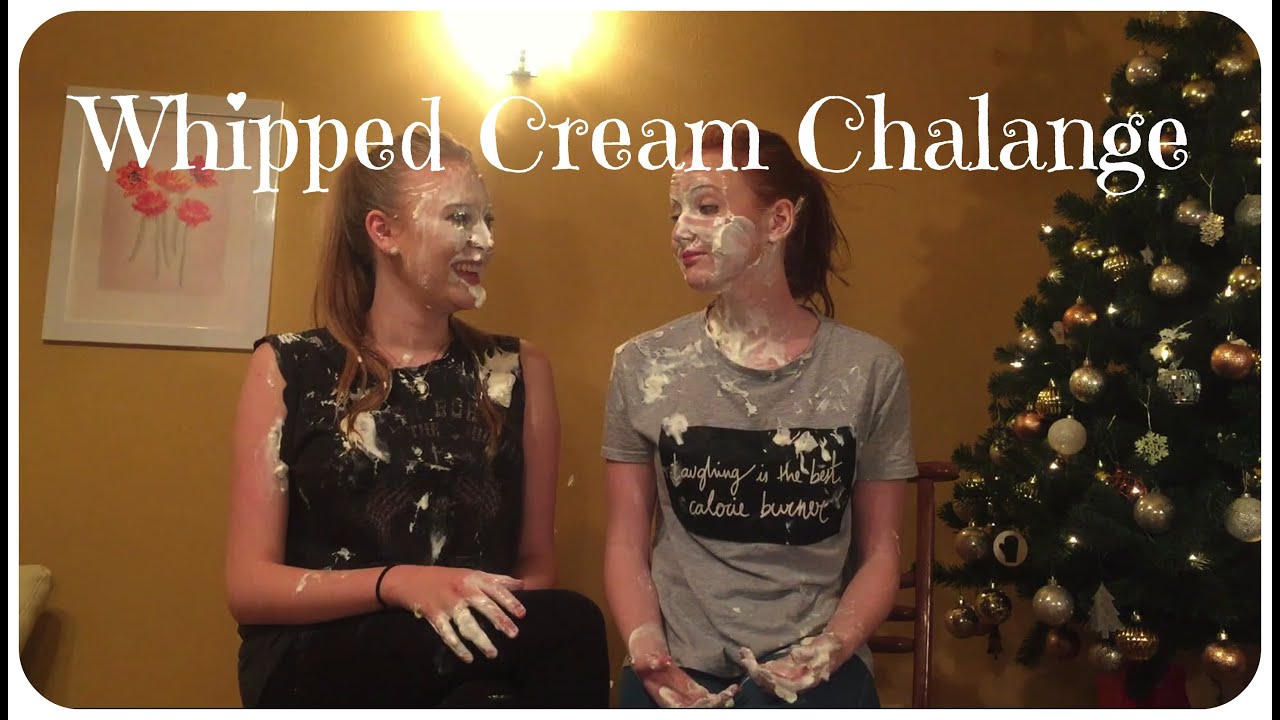 Whipped Cream Challenge | BethanRae - YouTube