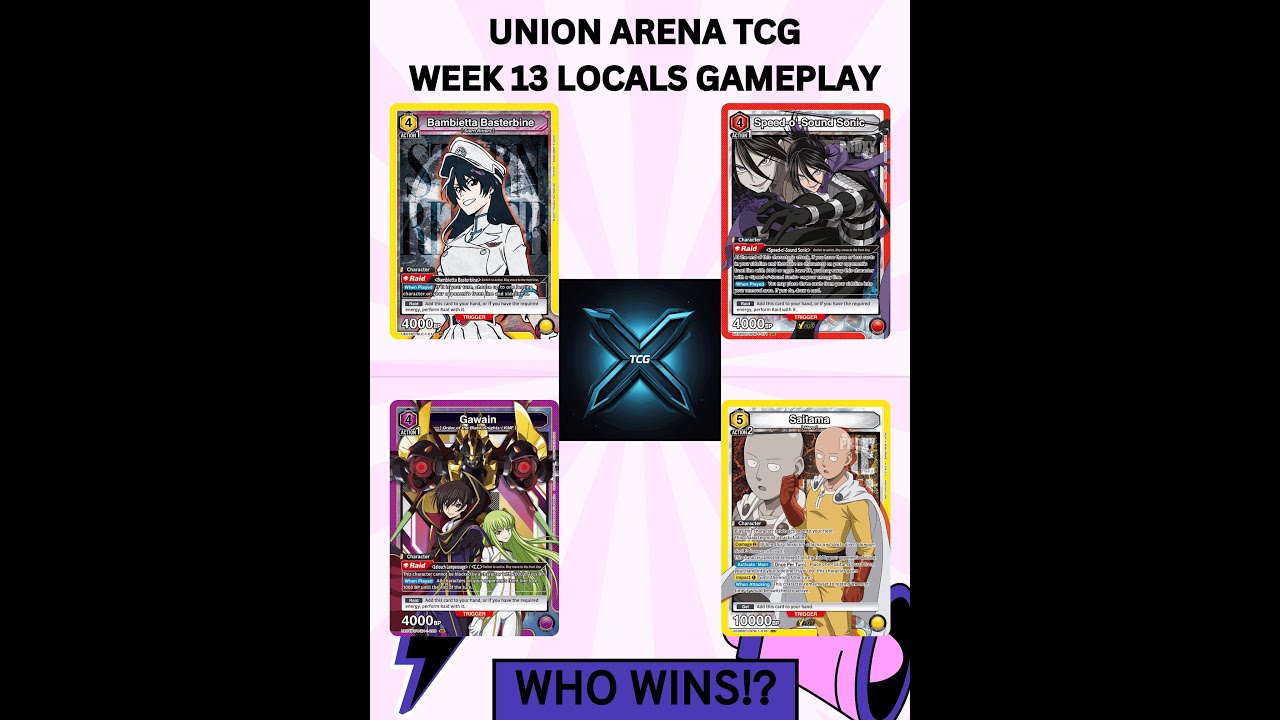 Union Arena TCG - OMNICCG Week 13 Locals Gameplay Video with Commentary ...