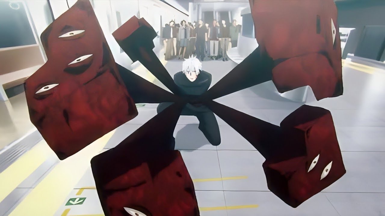 Everyone shocked that Gojo Satoru in breaking prison realm with force ...