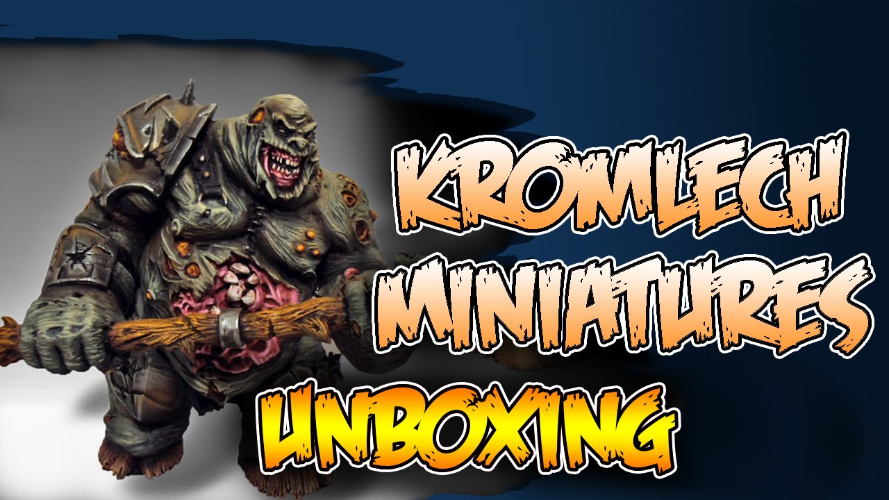 Kromlech's Amazing Resin Miniatures - REVIEW - YouTube