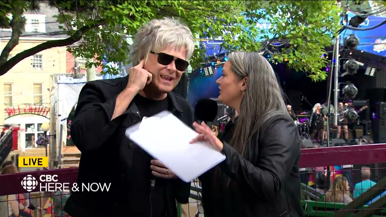 The Tea Party at George Street Fest: drummer Jeff Burrows chats with Ashley Brauweiler - YouTube