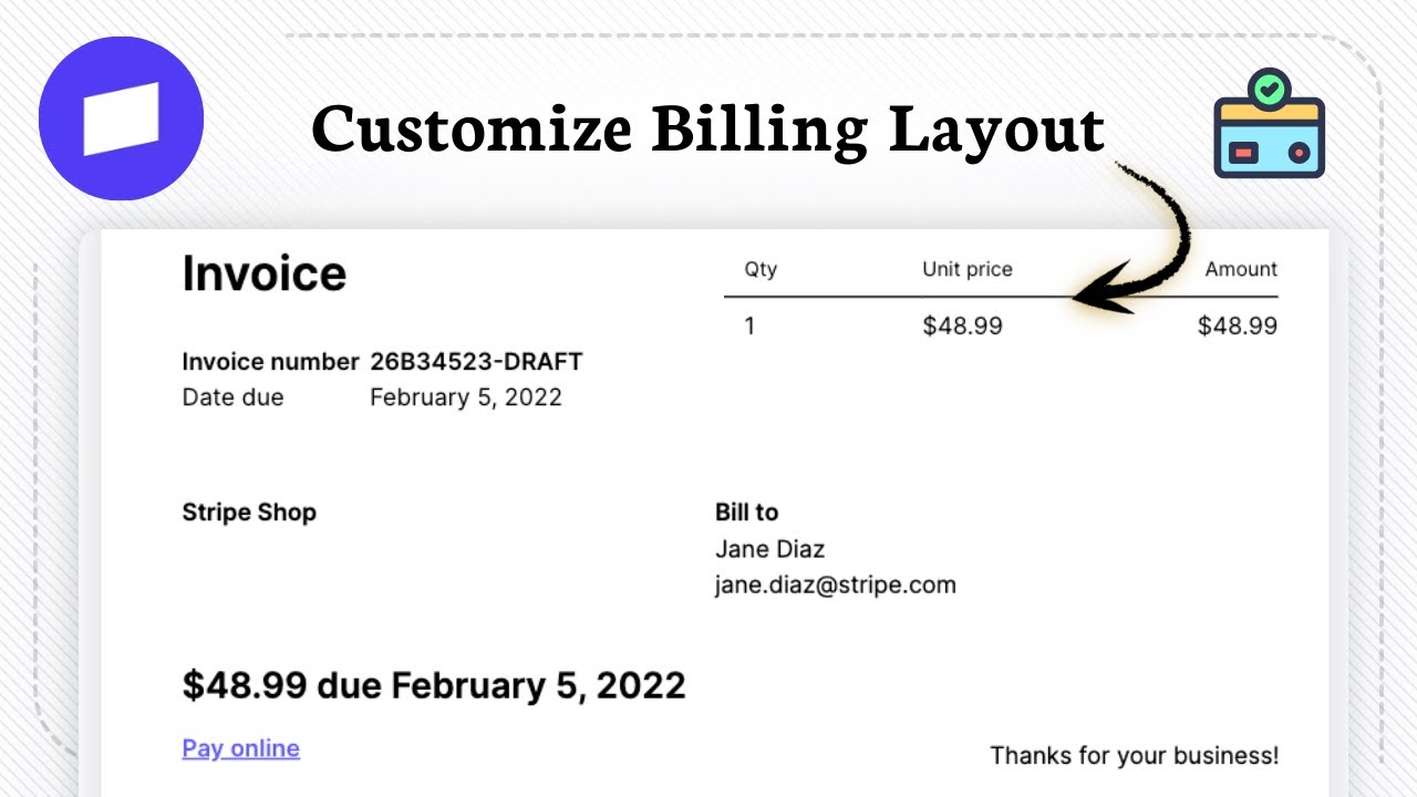 How to Create an Invoice Template in Stripe (Billing Ready) - YouTube