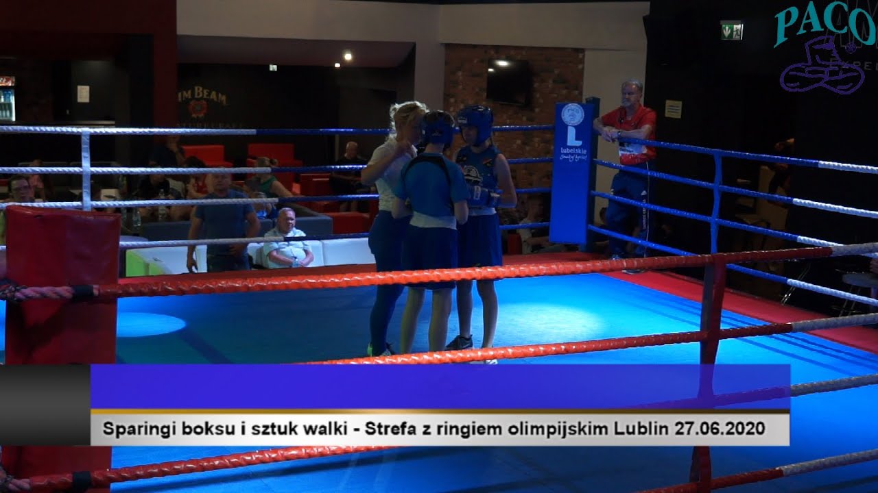 Sparingi boksu i sztuki walki Emilia Kościelska Gwarek Łęczna vs Wiktor ...