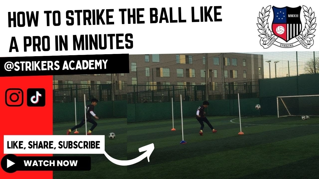 HOW TO STRIKE THE BALL LIKE A PRO IN MINUTES | improve shooting the ...