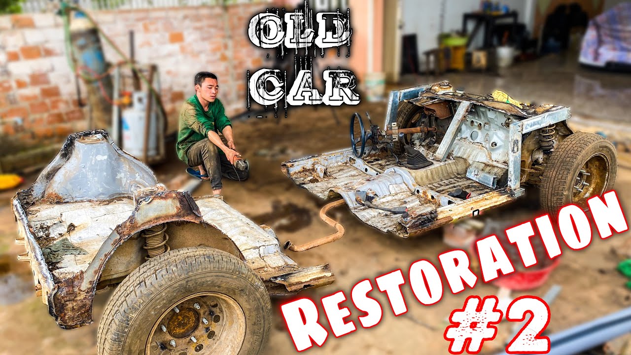 Full Restoration a very old abandoned car | Homemade Super car ...