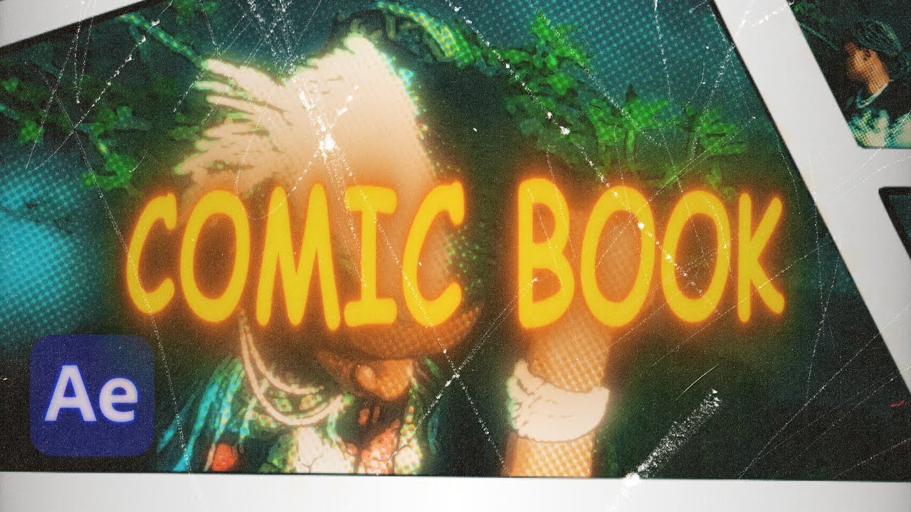 How To Make A Comic Book Look (After Effects Tutorial) - YouTube