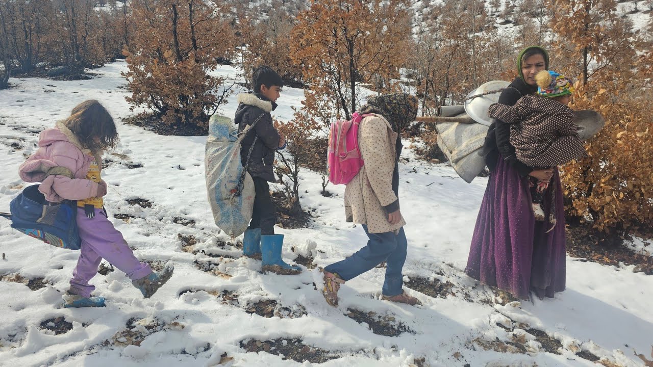 The ruthless winter; the destruction of the shelter and Hajar's ...