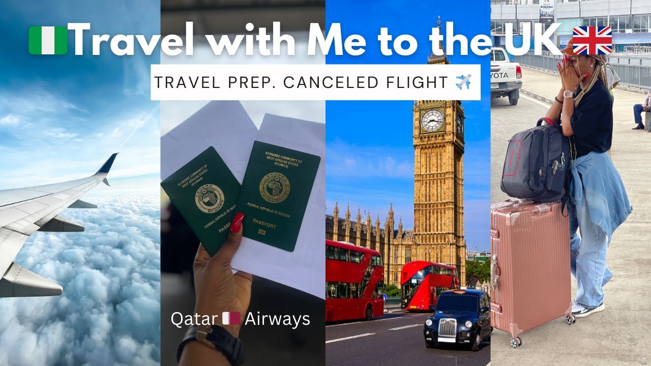 RELOCATION TO ENGLAND 🇬🇧 | Travel Prep. Delayed Flight + Flying to the ...