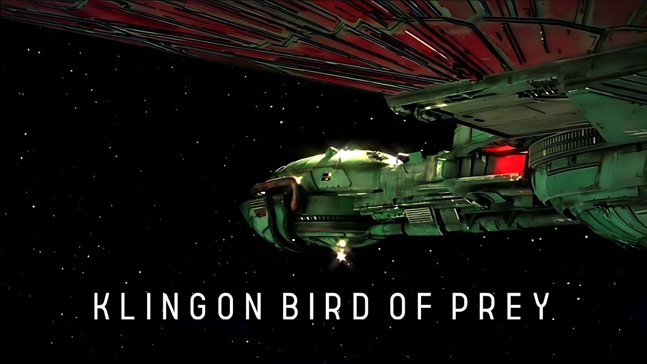 🖖STAR TREK KLINGON BIRD OF PREY: Sound of Exterior Ship Engine Ambient ...