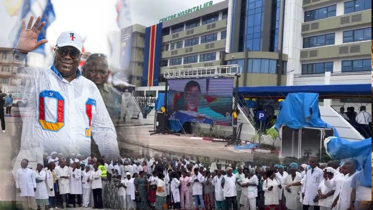 EN DIRECT INAUGURATION DE L'HÔPITAL MAMAN YEMO VRAIMENT Propre - YouTube