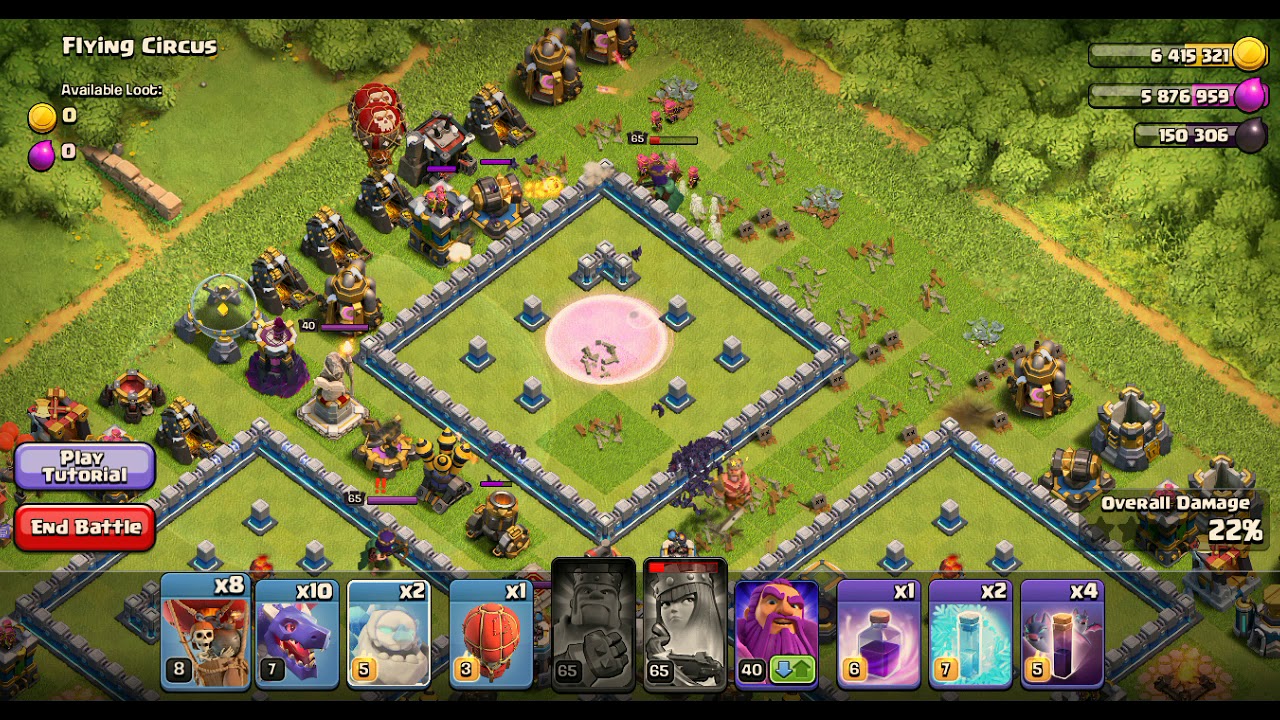 Clash of clans Th12 attack best troops 2019 - YouTube