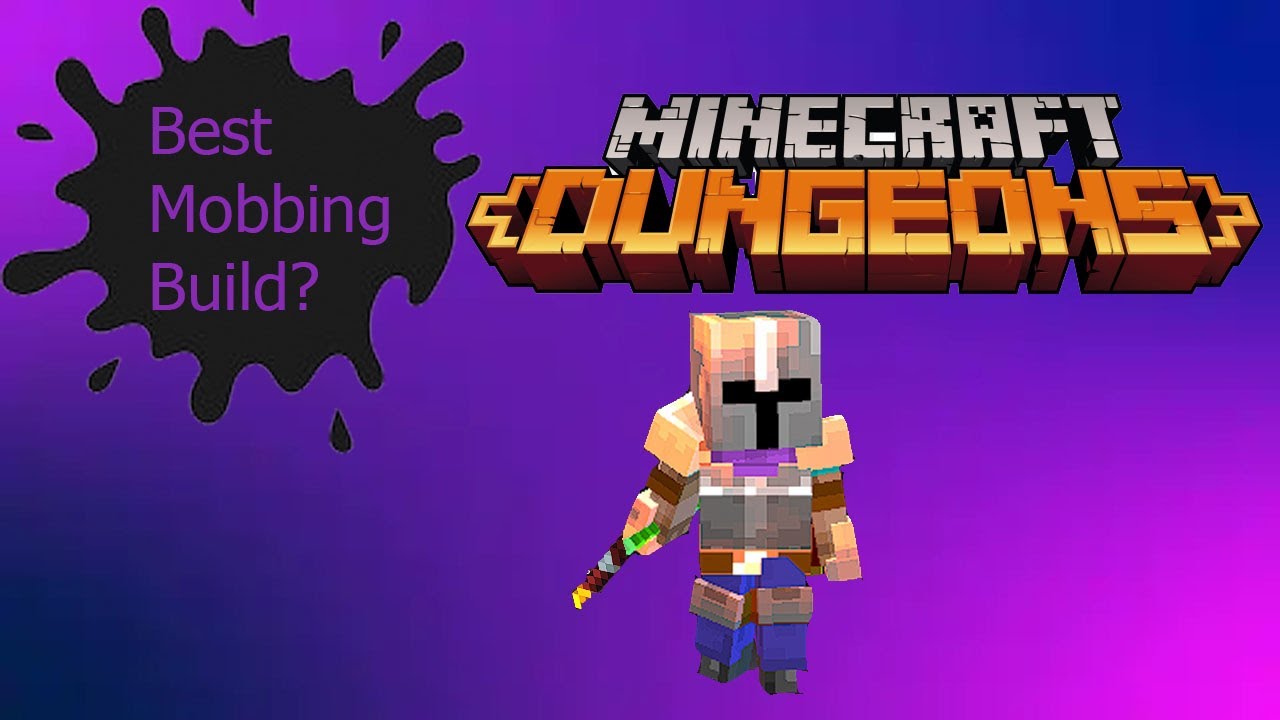 Minecraft Dungeons - Best Mobbing Build EVER! - YouTube