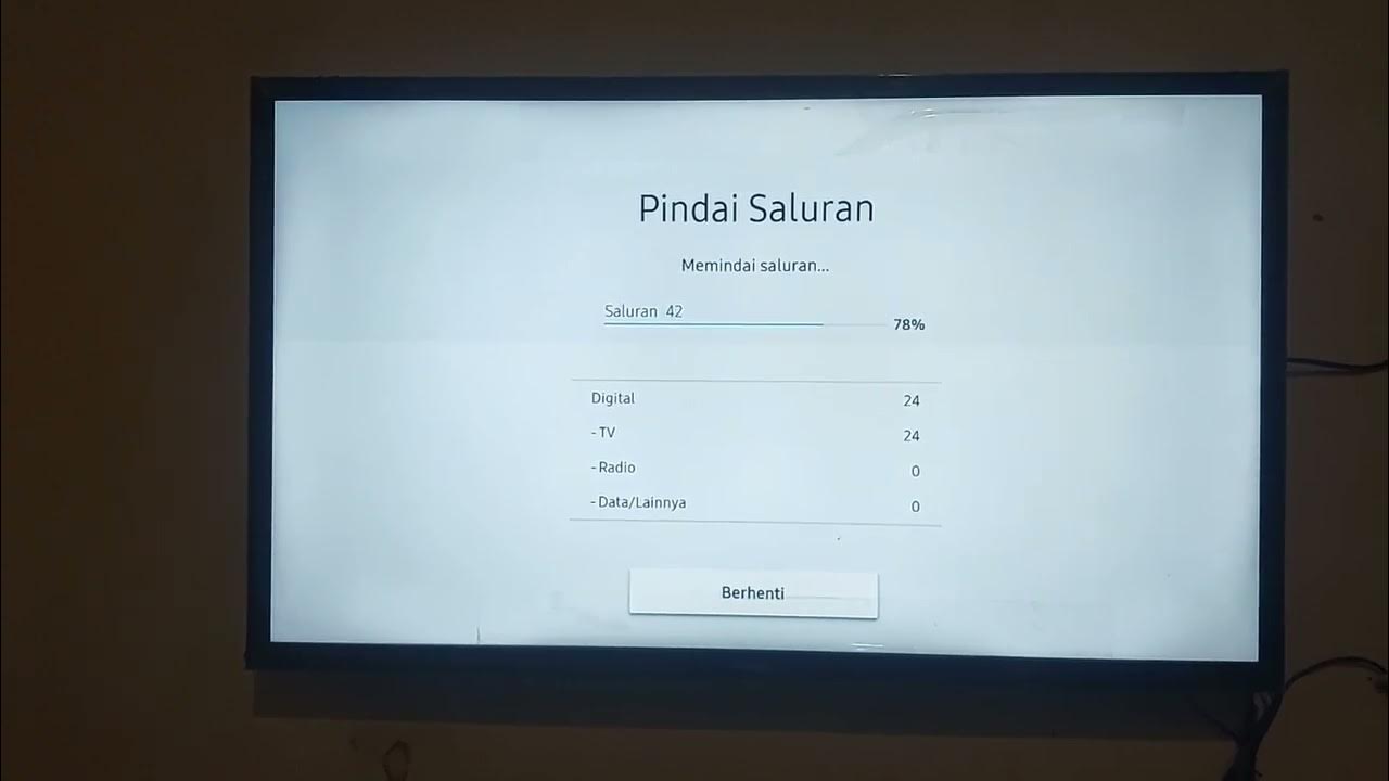 cara merubah salauaran tv analog ke tv digital - YouTube