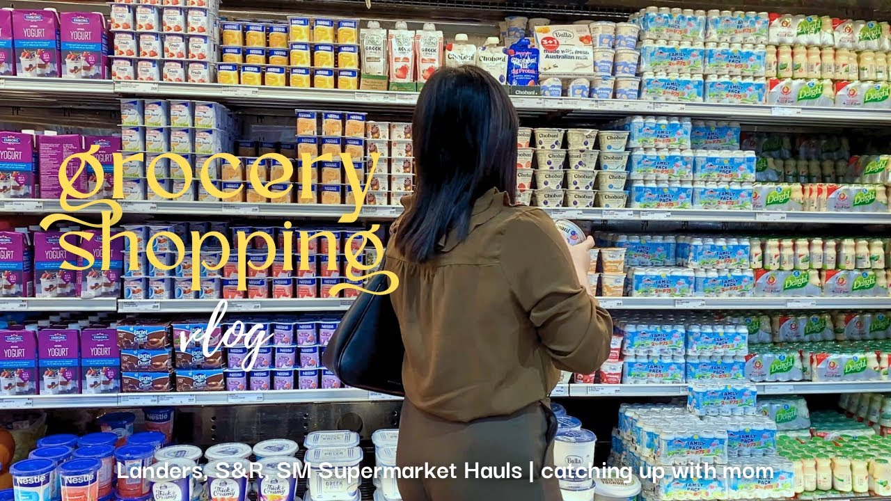 🌱Grocery Shopping at Landers, SnR & SM Supermarket + Haul, Hanging Out ...