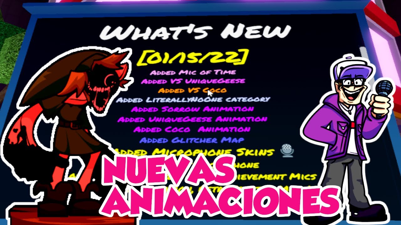 ACTUALIZACION FUNKY FRIDAY SORROW |UNIQUEGEESE NUEVA ANIMACIONES FUNKY ...