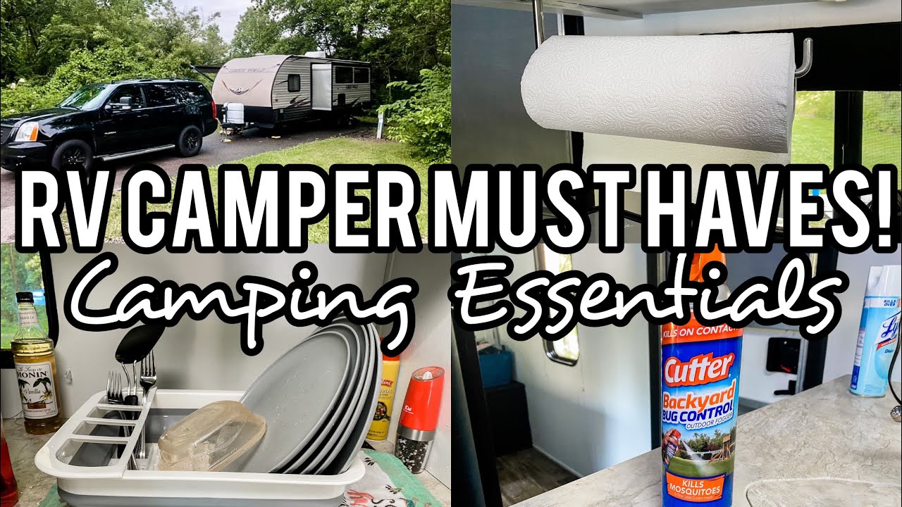 RV CAMPER MUST HAVES | CAMPING ESSENTIALS | CAMPER MUST HAVE GADGETS ...