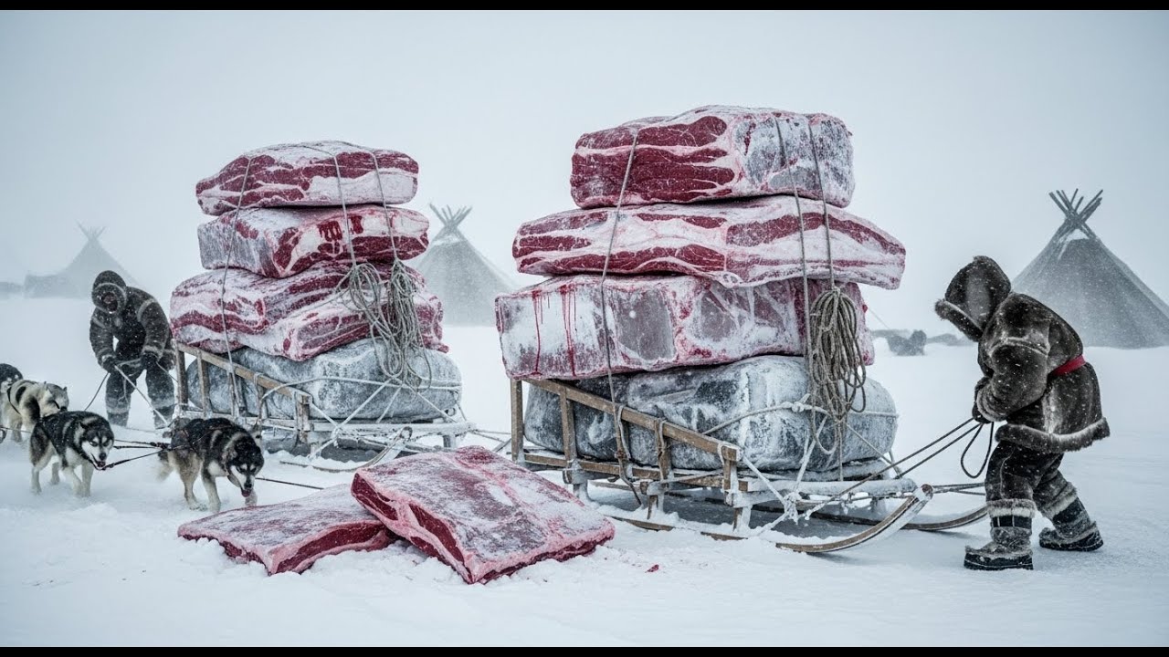 8000kg Wild Reindeer Hunt in −73°C Siberia Feeding the Tribe Survival ...