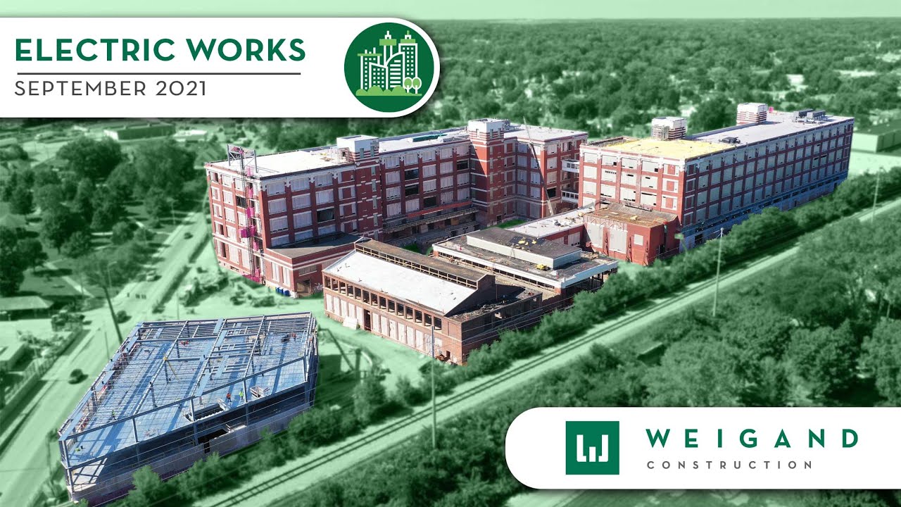 Electric Works Construction Update - September 2021 - YouTube
