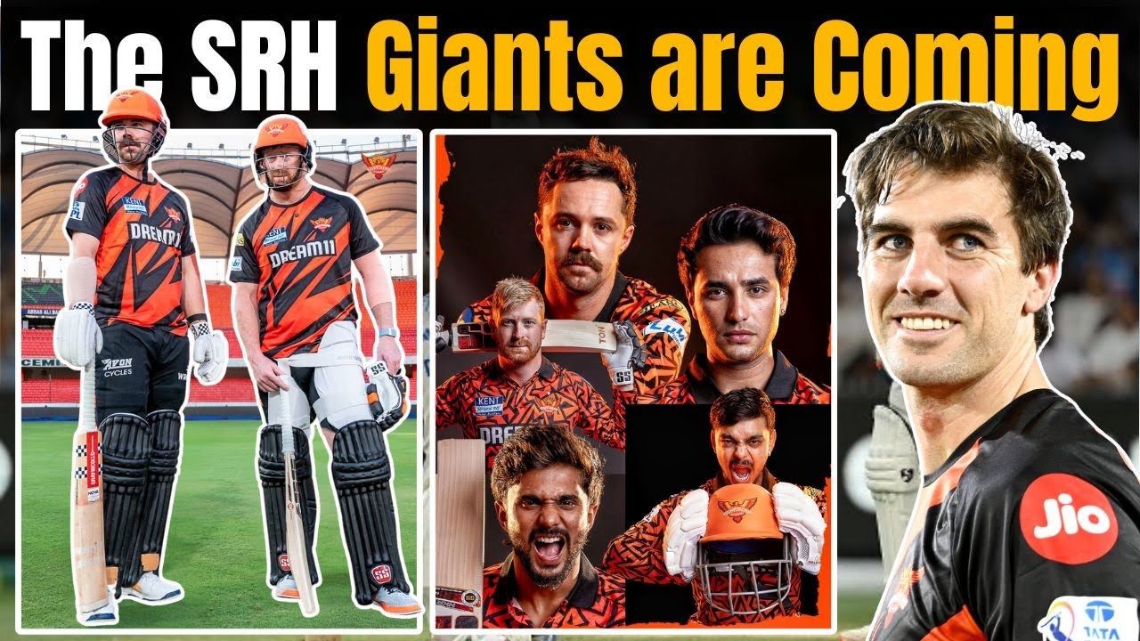IPL 2025: SRH giants are ready to roar | Abhishek Head, Ishan, NKR ...