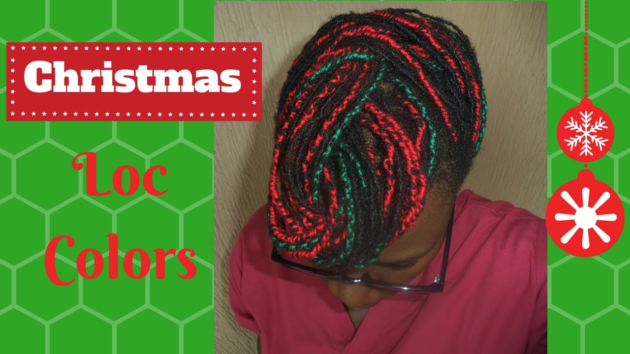 Christmas Locs/Red and Green Locs - YouTube