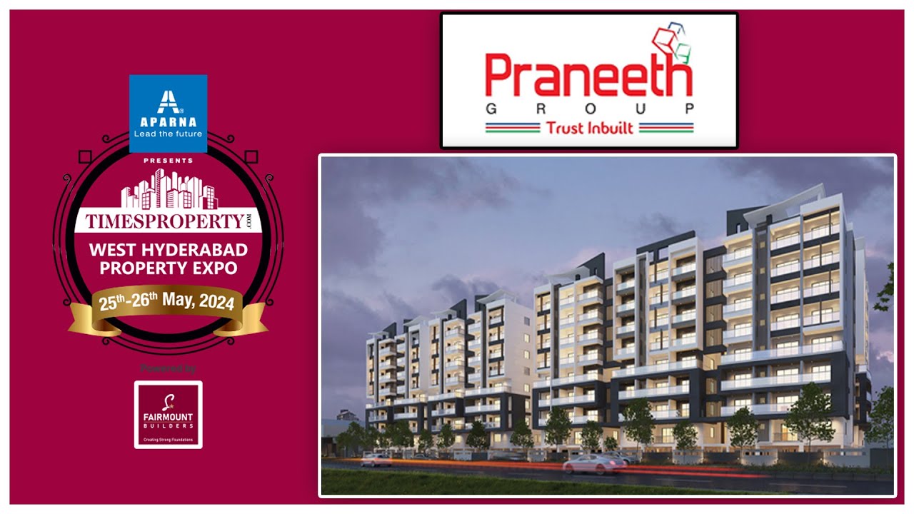 Praneeth Group | Spanish Model Triplex Villas | Times Property West Hyderabad Expo 2024 - YouTube