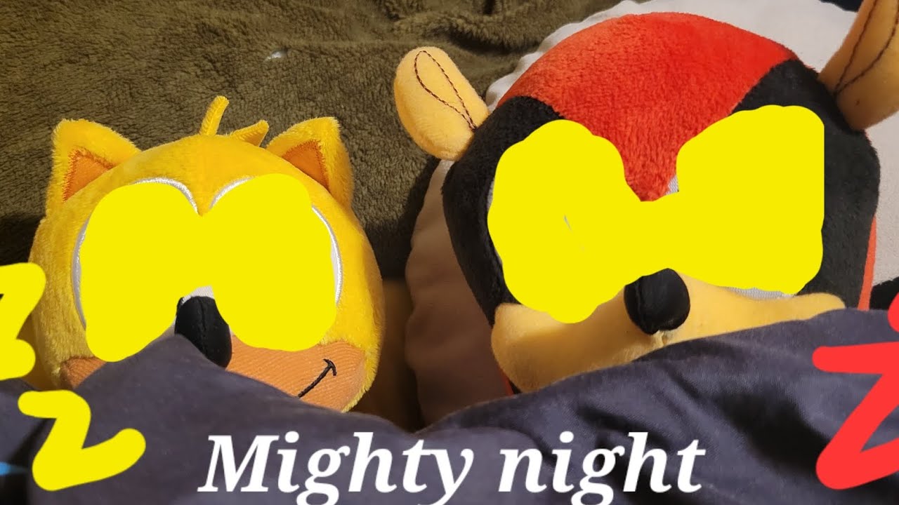 sonic plush: mighty night - YouTube