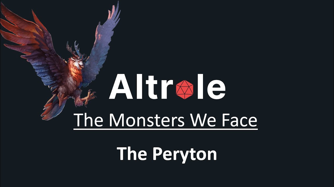 The Peryton - The Monsters We Face in D&D - YouTube