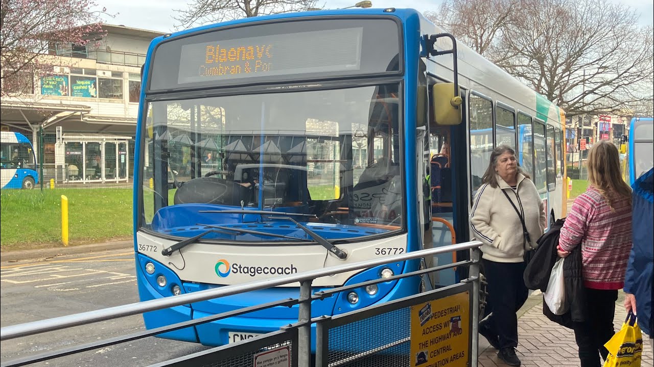 Stagecoach South Wales 36772 CN62 BFF - YouTube