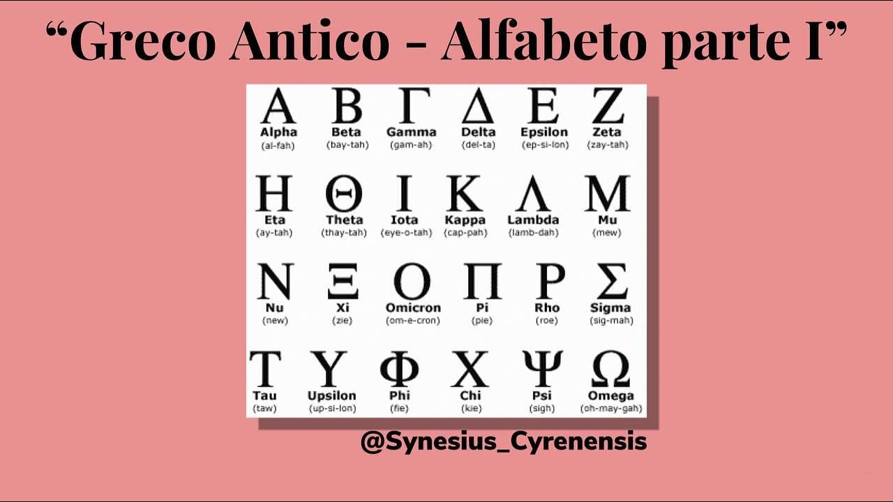 Greco antico - Lezione 1: L'alfabeto - Parte I - YouTube